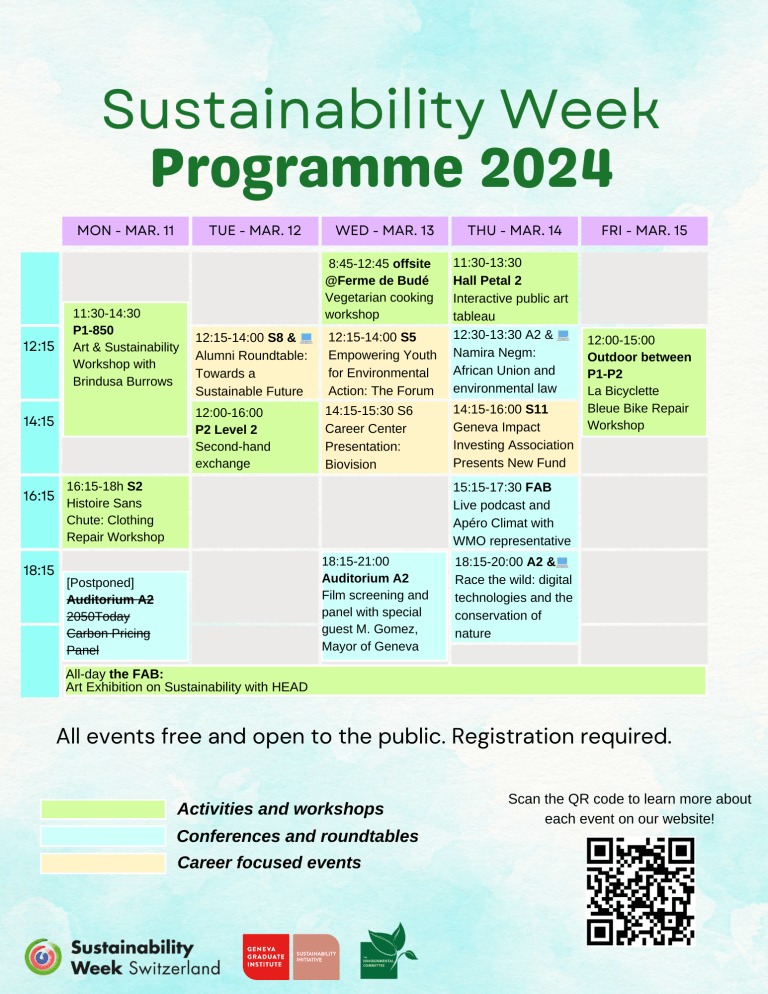 Sustainability Week Switzerland 2024 – The GISA Environmental Committee